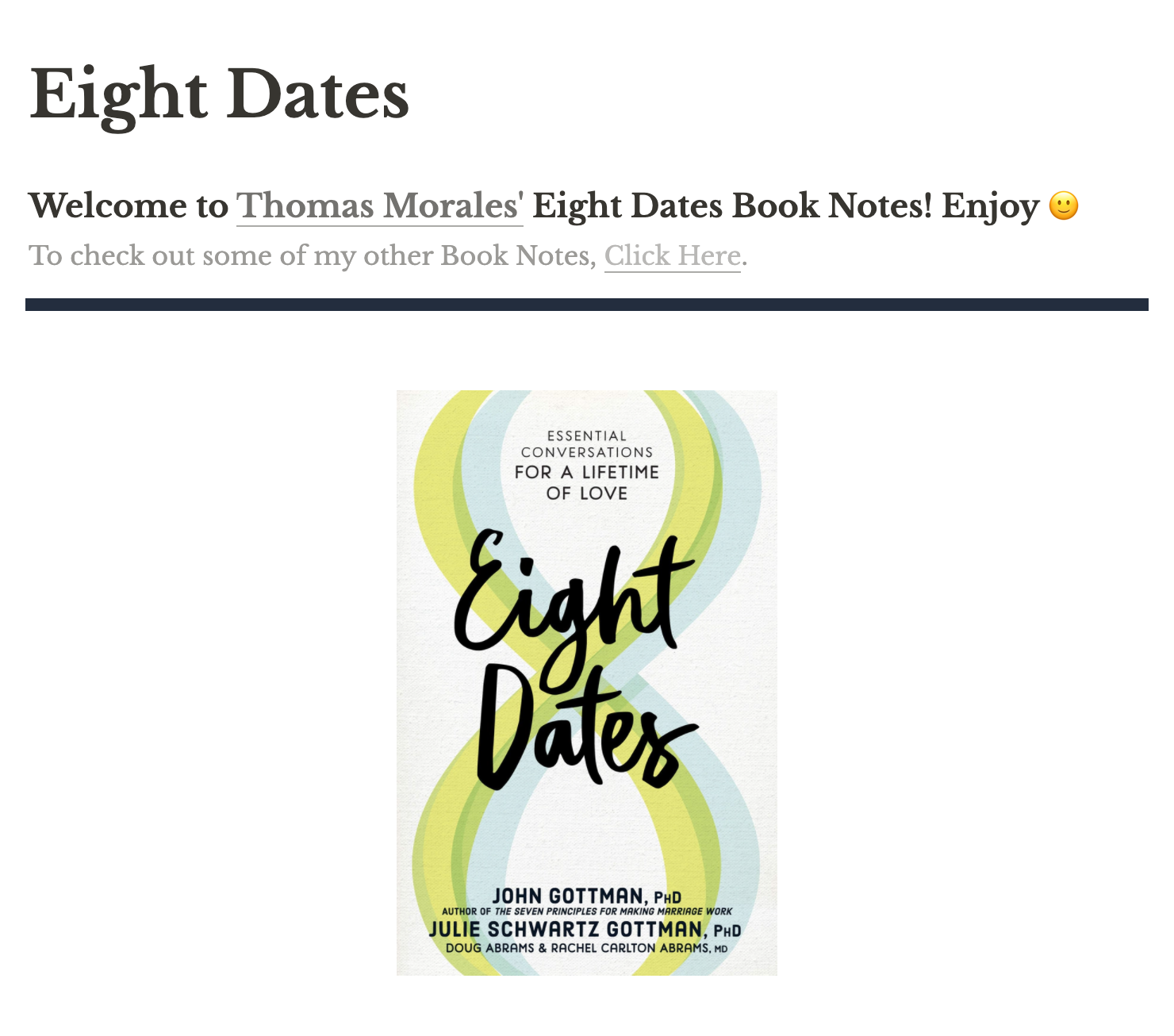 Eight Dates