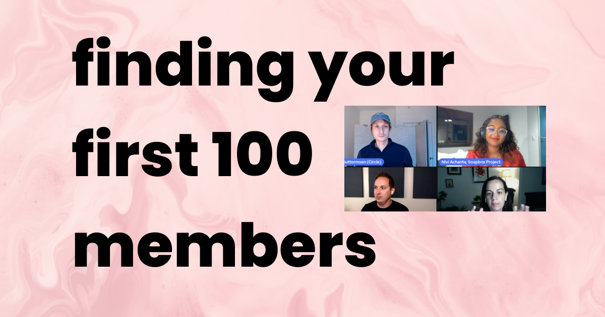 How to find your founding members